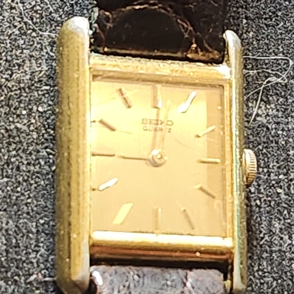 Seiko | Accessories | Vintage Y2k Seiko Tank Watch Womens | Poshmark